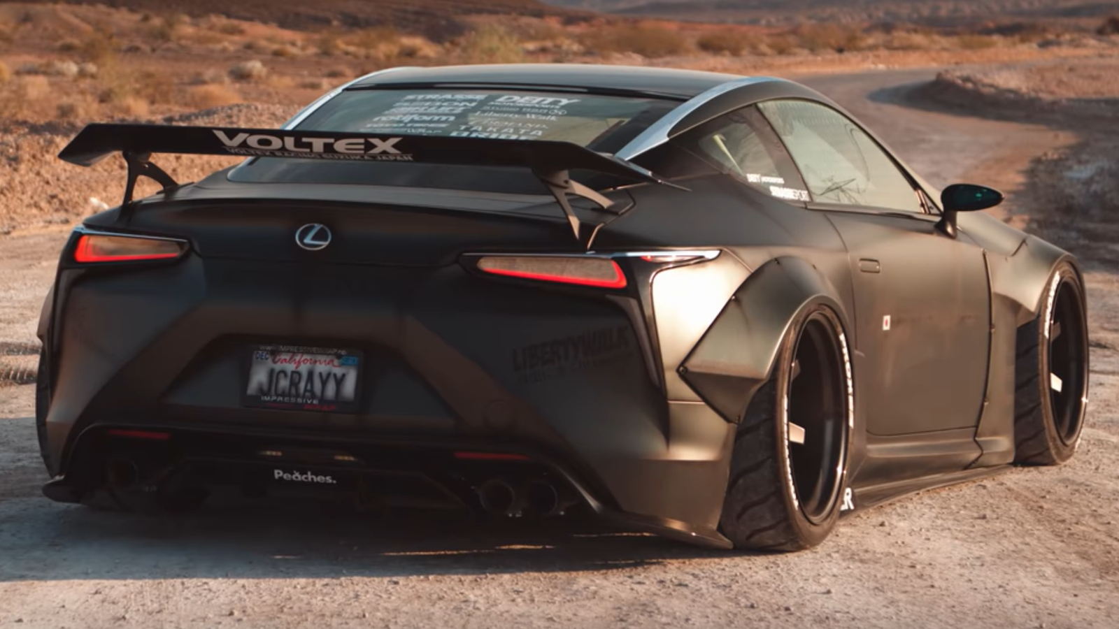 Flashback Friday: Matte Black Liberty Walk LC500 | Clublexus