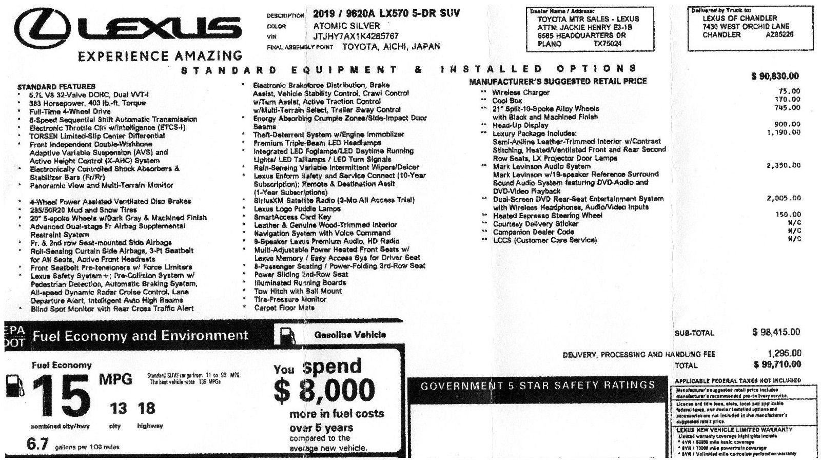 2019 Lexus LX570 SUV: A Closer Look | Clublexus