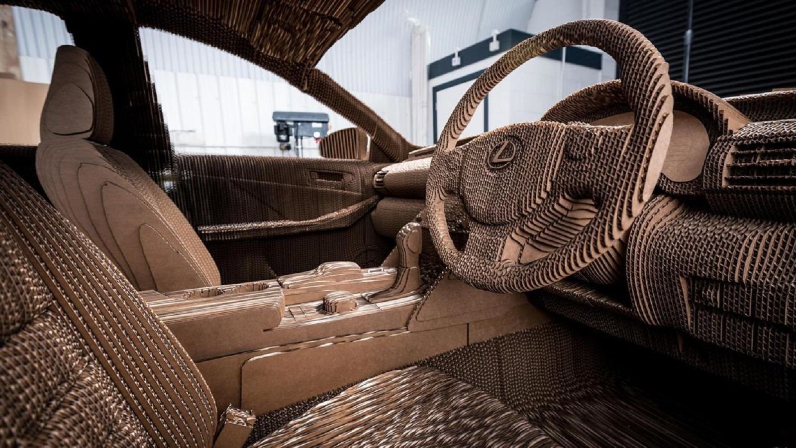 Lexus Builds a Driveable Cardboard Car (Photos) | Clublexus