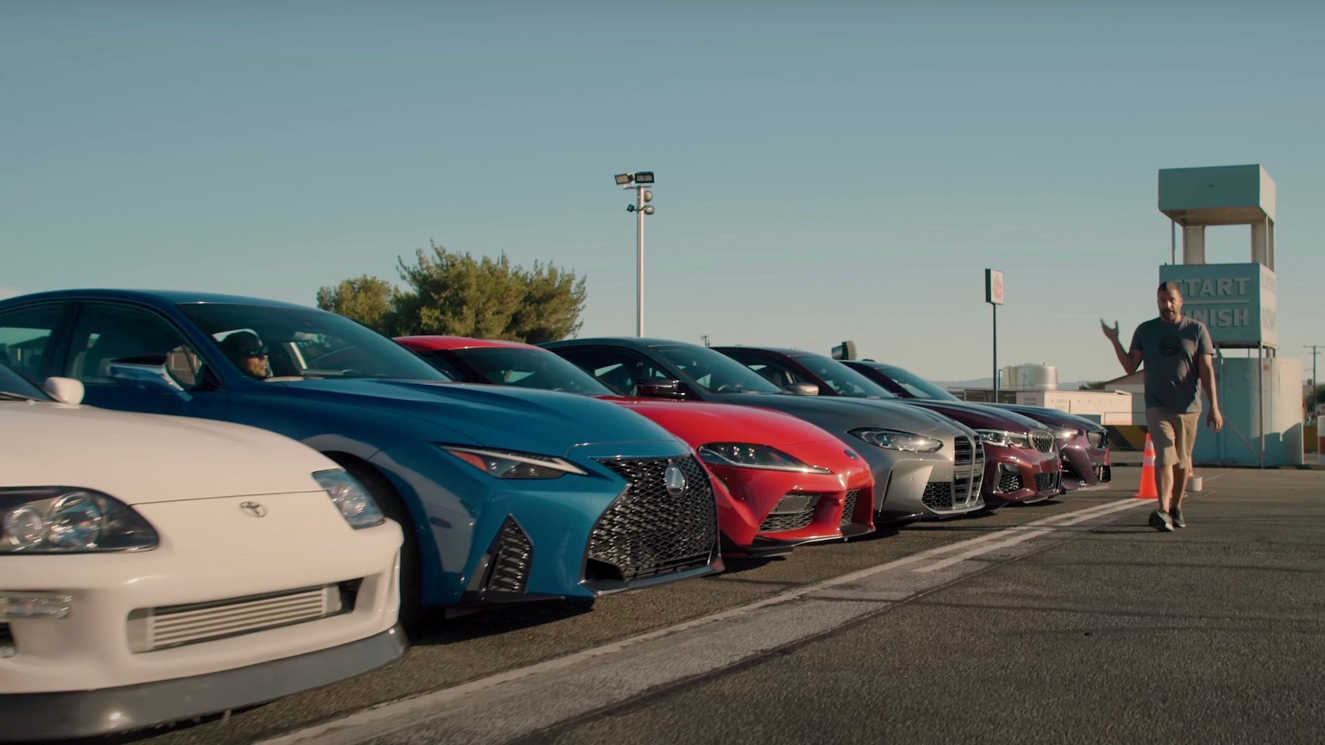 Lexus IS 500, Supra Takes On Scores Of BMWs In Epic Drag Race | Clublexus