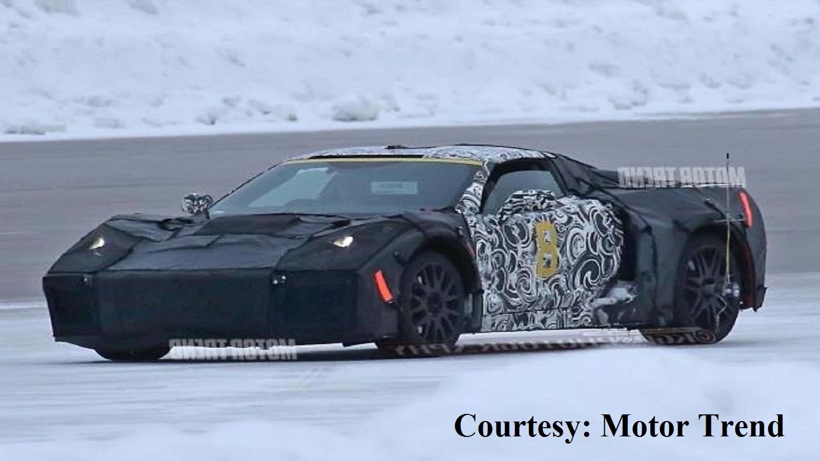 Mid-engine Corvette Hits the Winter Test Track (Photos) | Corvetteforum