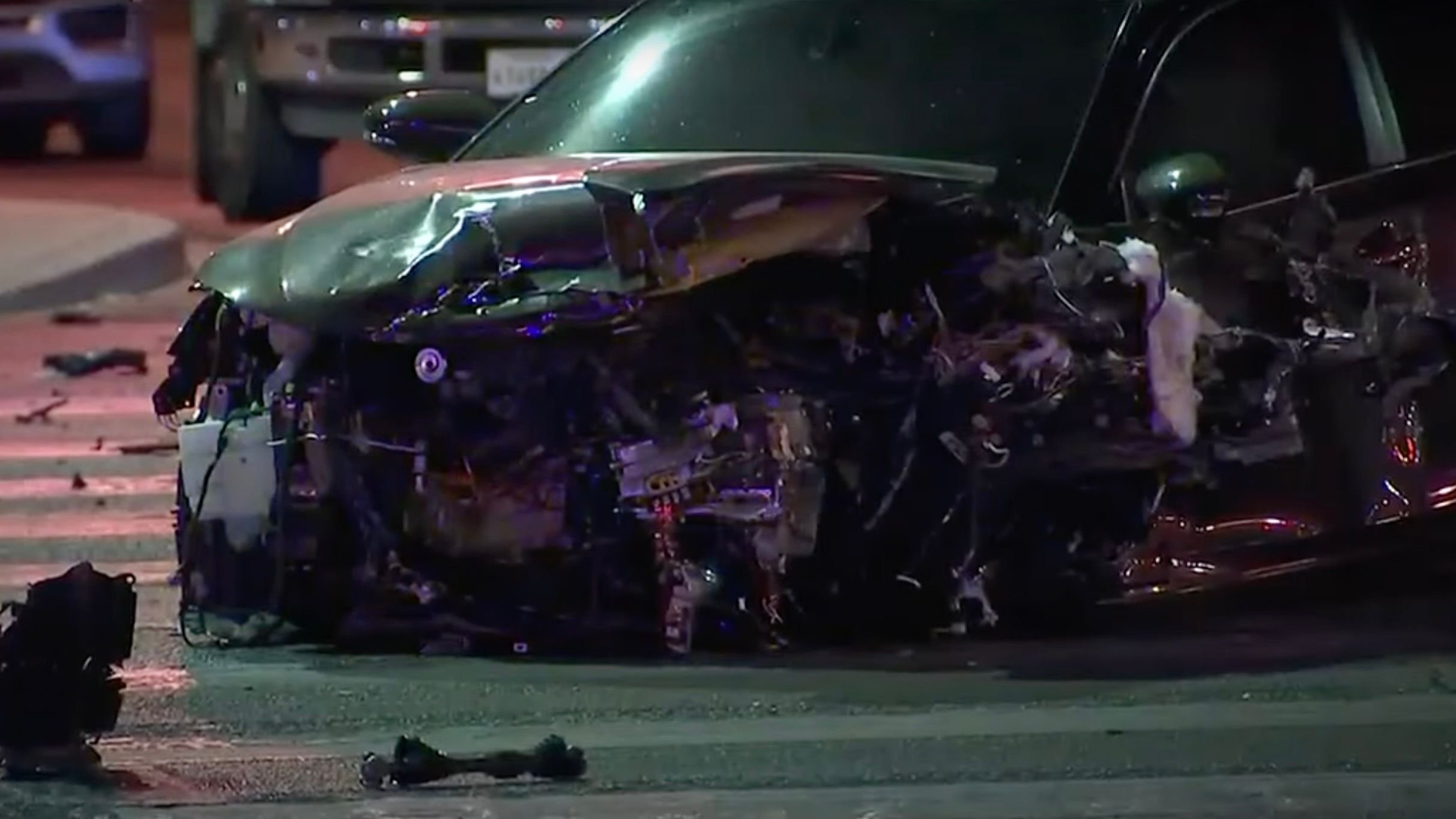 C8 Corvette Street Race Leads To Spectacular Crash In Vegas | Corvetteforum