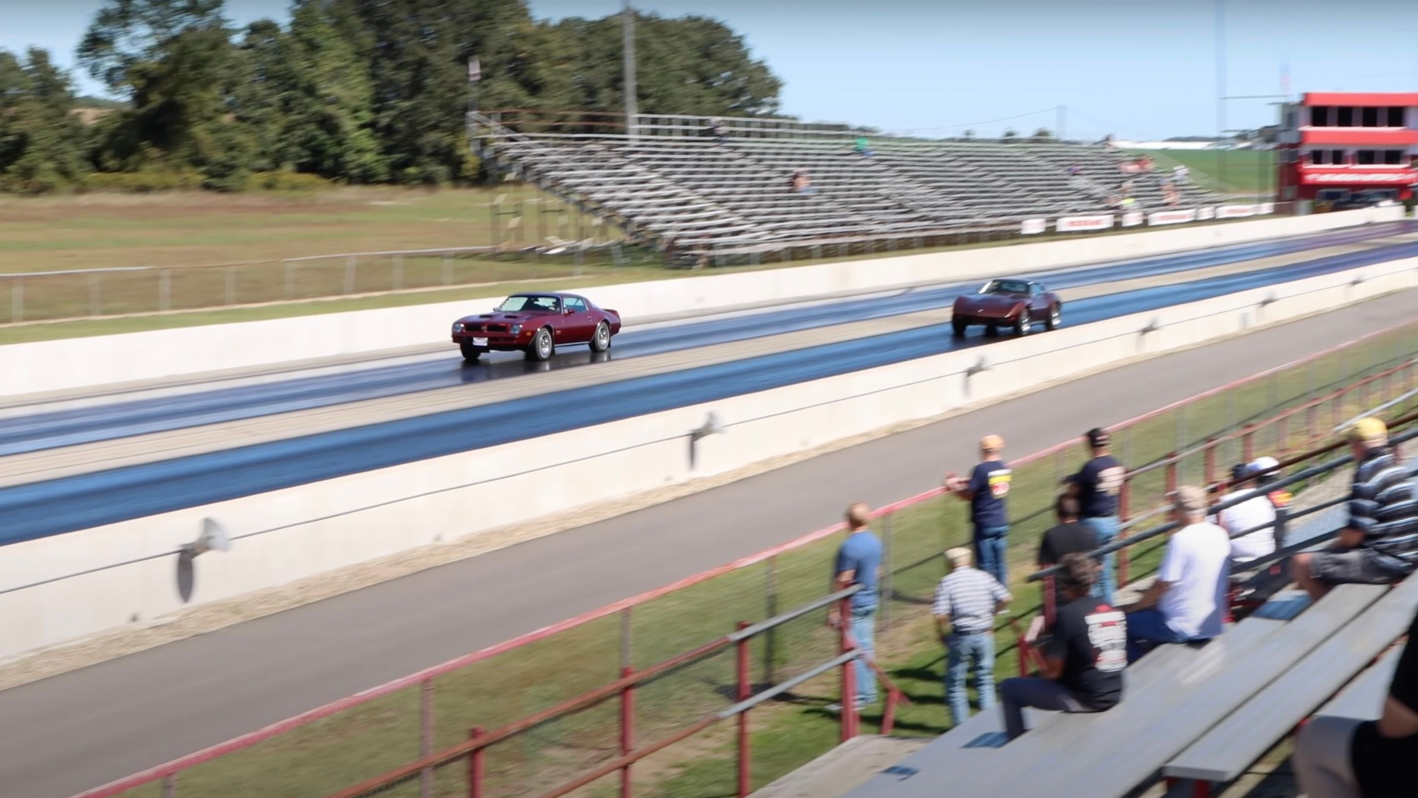 C3 Corvette Takes on Pontiac Firebird In Classic Drag Race | Corvetteforum