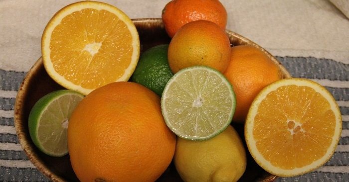 various citrus fruit