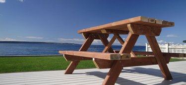 How to Finish a Wooden Picnic Table | DoItYourself.com