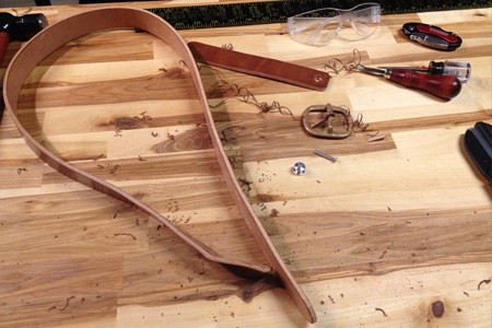 How to Make a Simple Leather Belt | DoItYourself.com