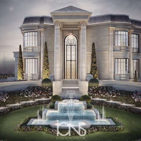 Neoclassical Pool by IONS Design Perfect for Palatial Luxury Homes ...