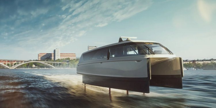 “Flying” Electric Hydrofoil Ferries Could Slash Commutes in Coastal ...