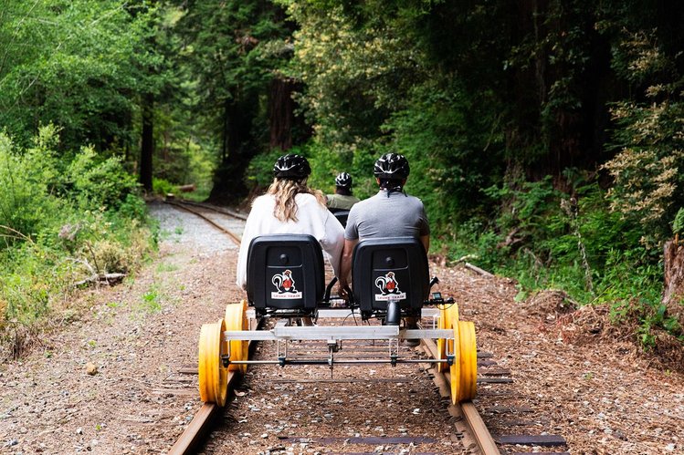 Railbikes: Take a Pedal-Powered Tour Through California’s Ancient ...