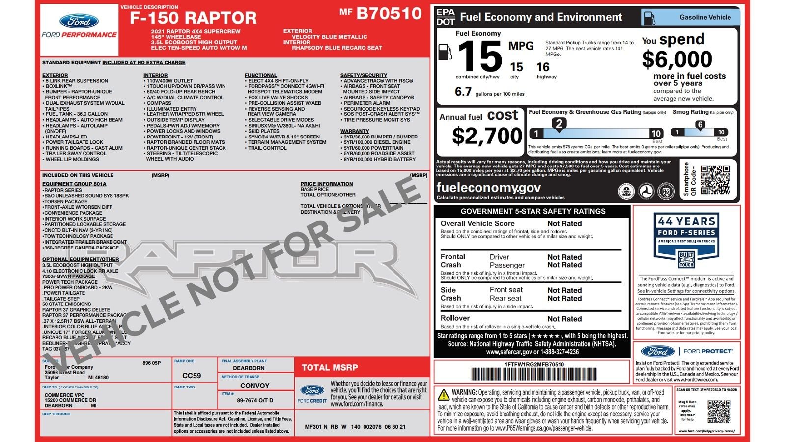 A Closer Look at the 2021 Ford Raptor | Ford-trucks