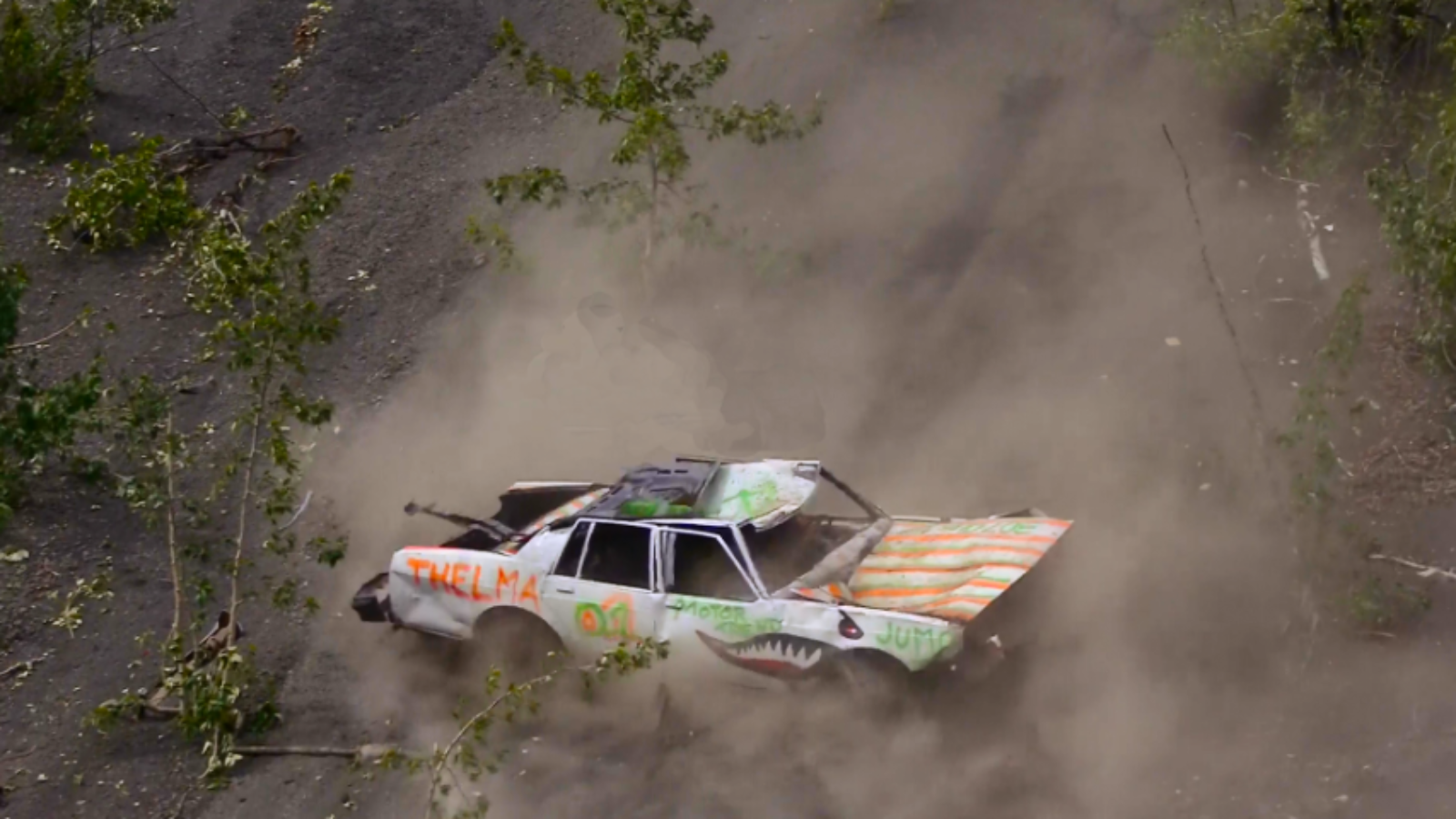 Roadkill Celebrates America By Launching Cars off a Cliff | Ford-trucks