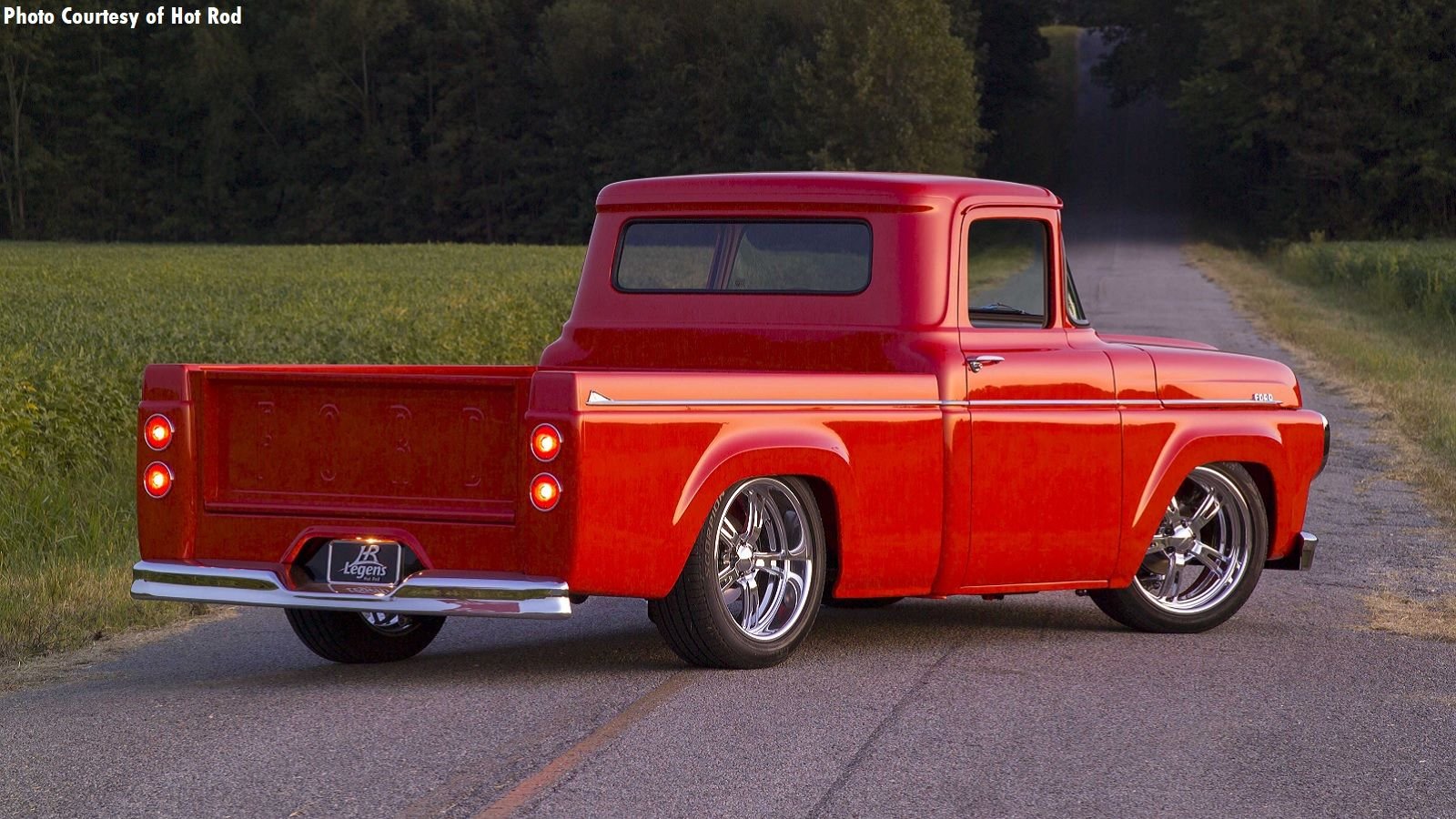 Daily Slideshow: F-100 is Cardinal Red but Has a Coyote Under the Hood ...