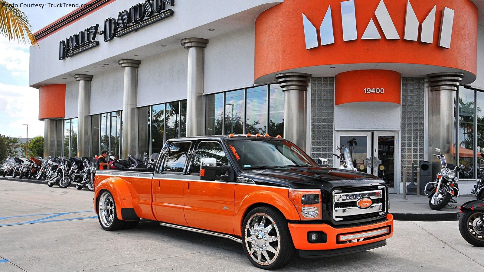 Daily Slideshow: Slammed Harley Ford F-450 Has Seen Some Stuff | Ford ...