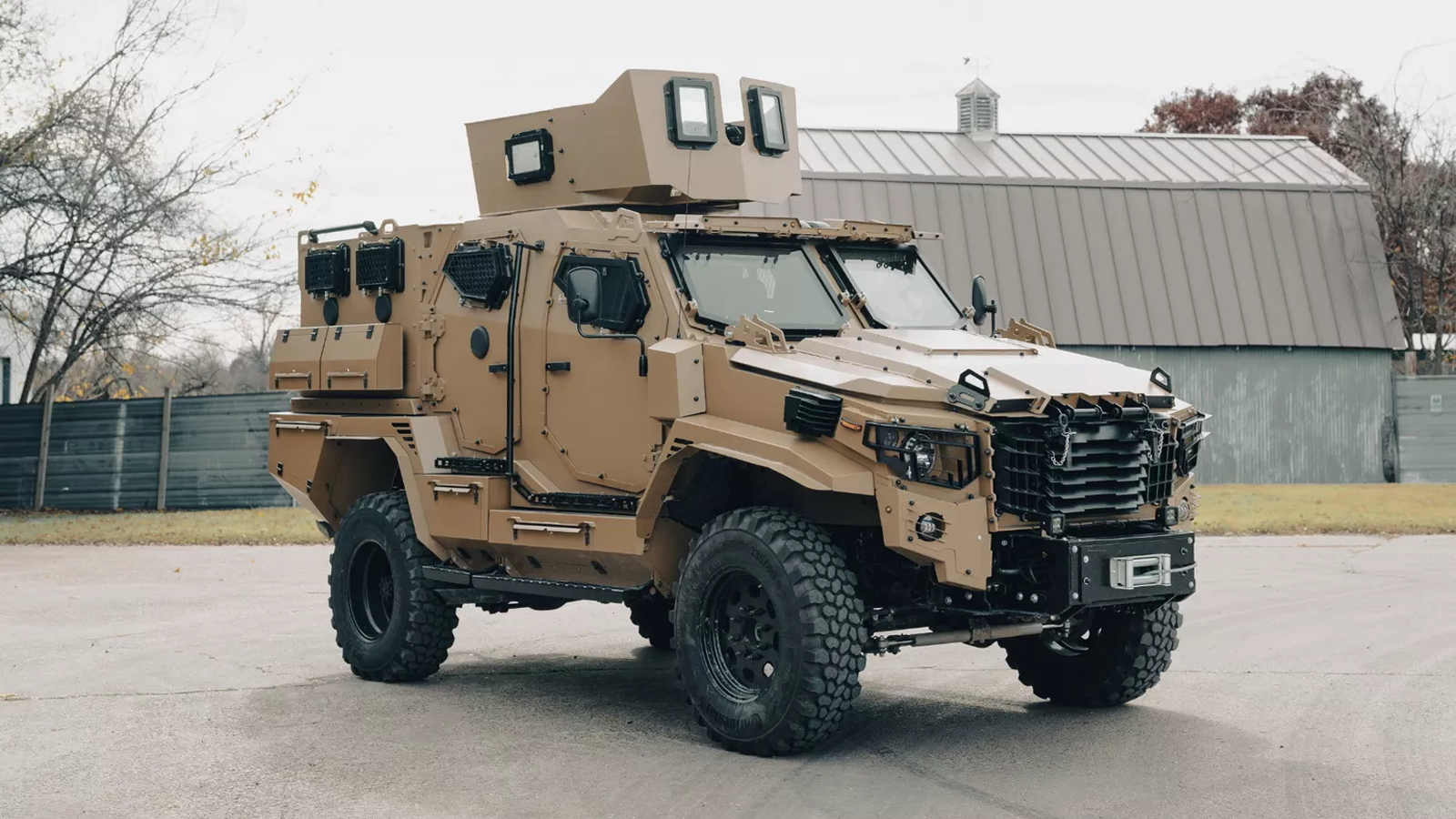 Ford Super Duty Transformed Into Street Legal Armored Truck By Goat ...