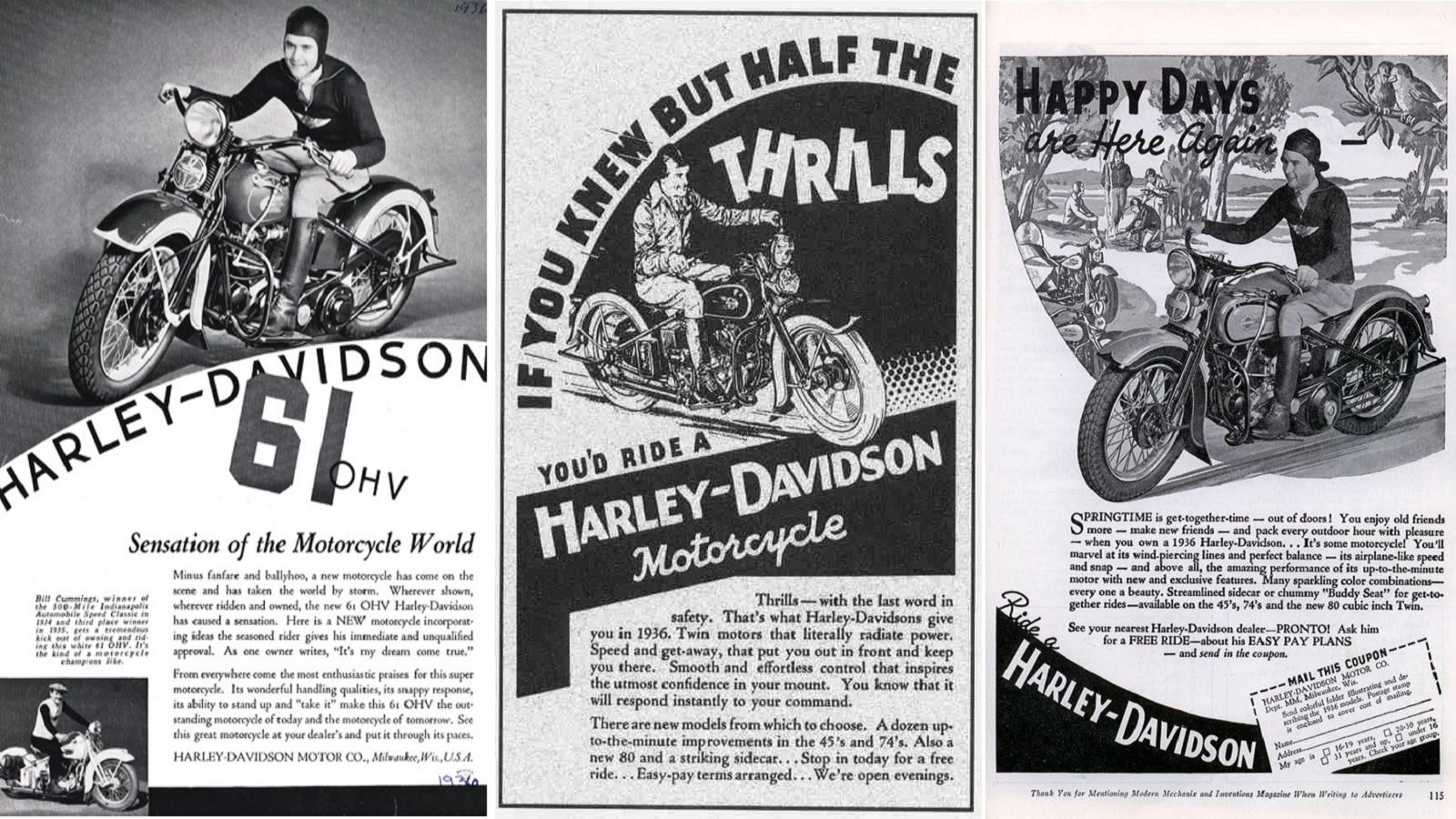 14 Great Old Harley-Davidson Ads | Hdforums