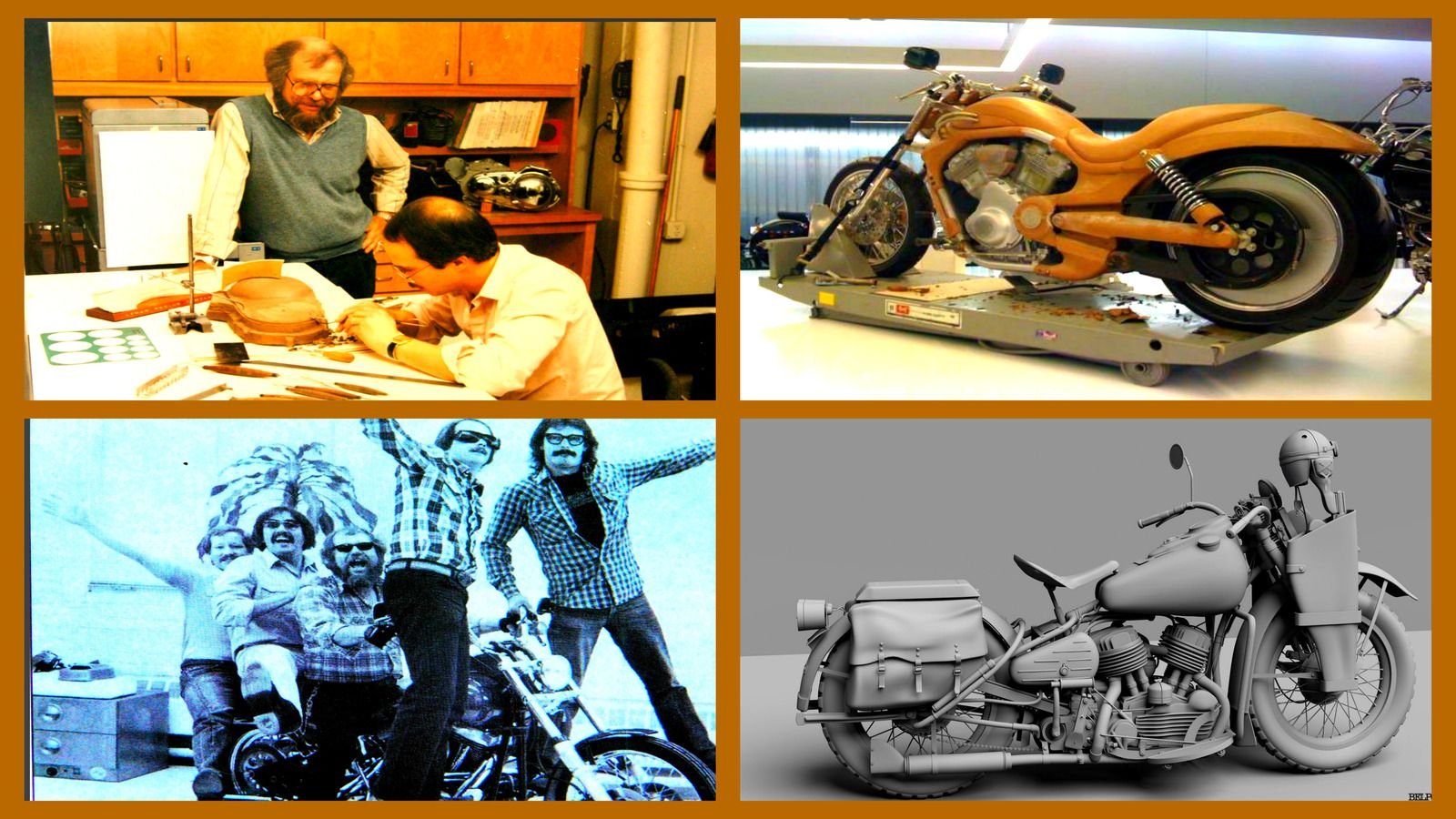 Willie G. Davidson and Louie Netz - Harley-Davidson's Star Design Team ...