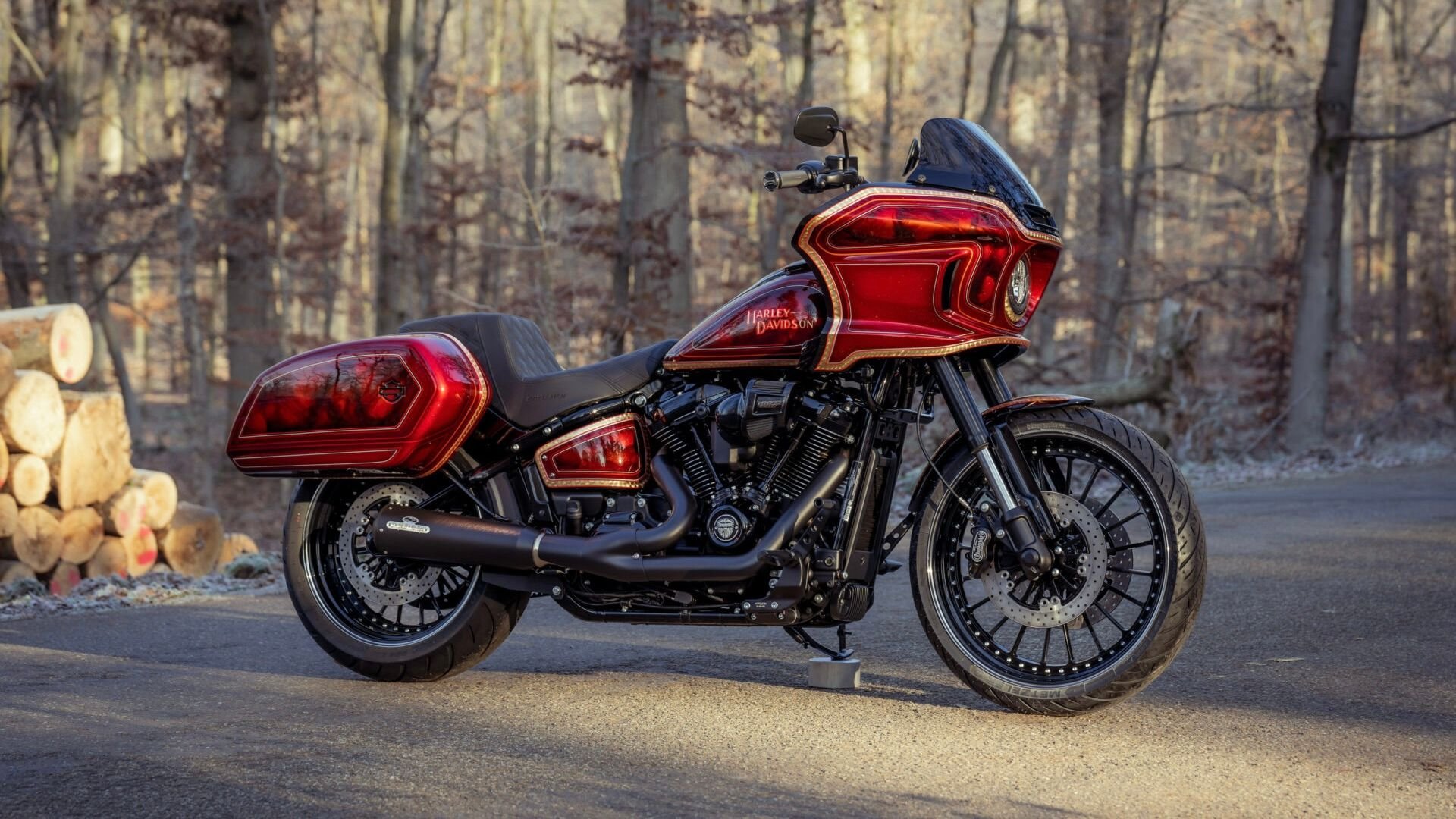 'Red Rush' Is a Different Kind of Custom Harley Low Rider | Hdforums