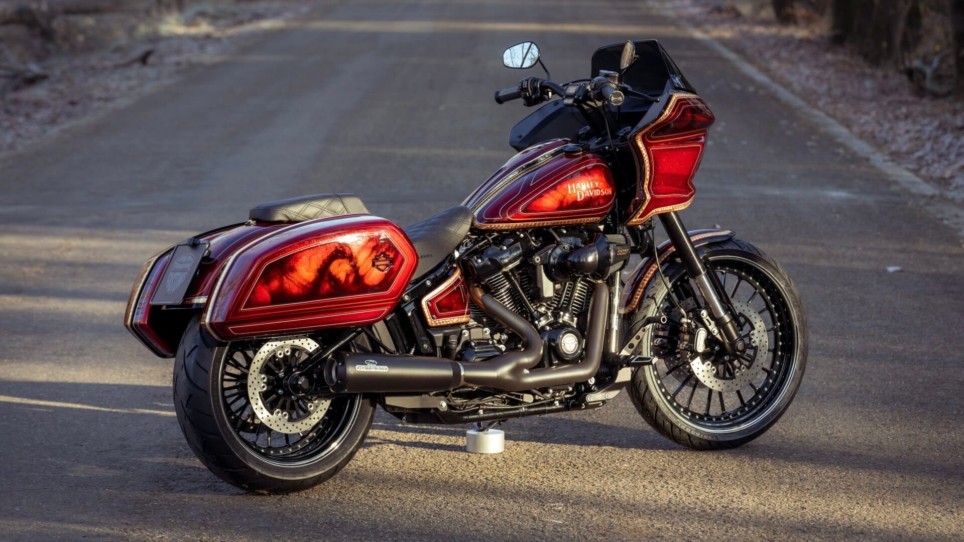'Red Rush' Is a Different Kind of Custom Harley Low Rider | Hdforums