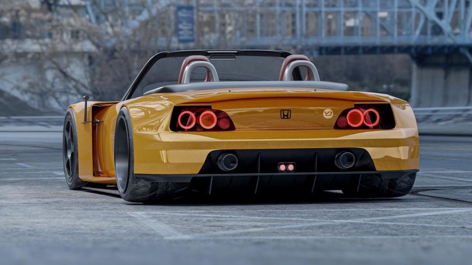 Renderings Portray a Heavily Modified Honda S2000 | Honda-tech