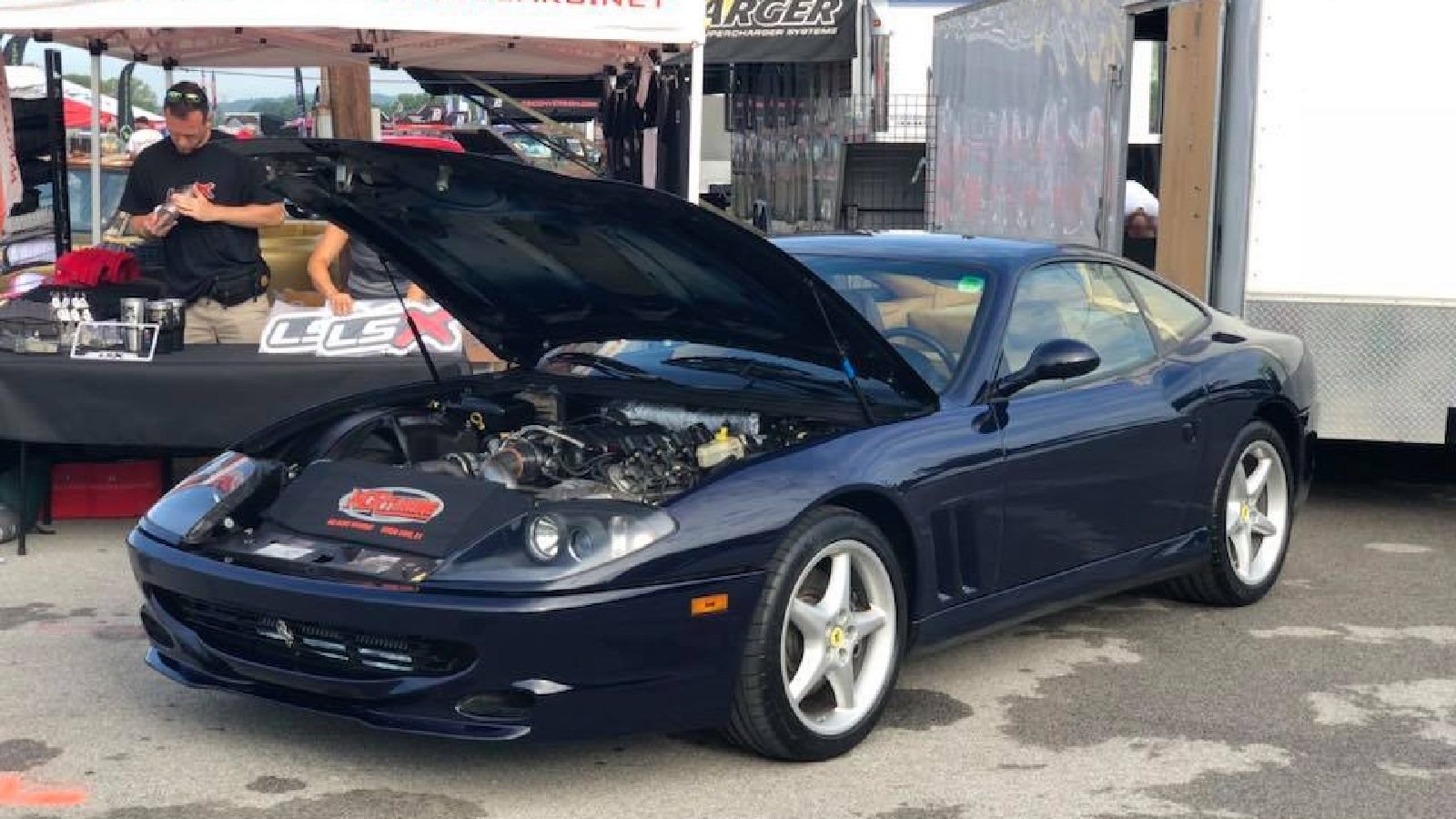 Ferrari 550 Maranello Gets Twin Turbo LSX Swap | Ls1tech