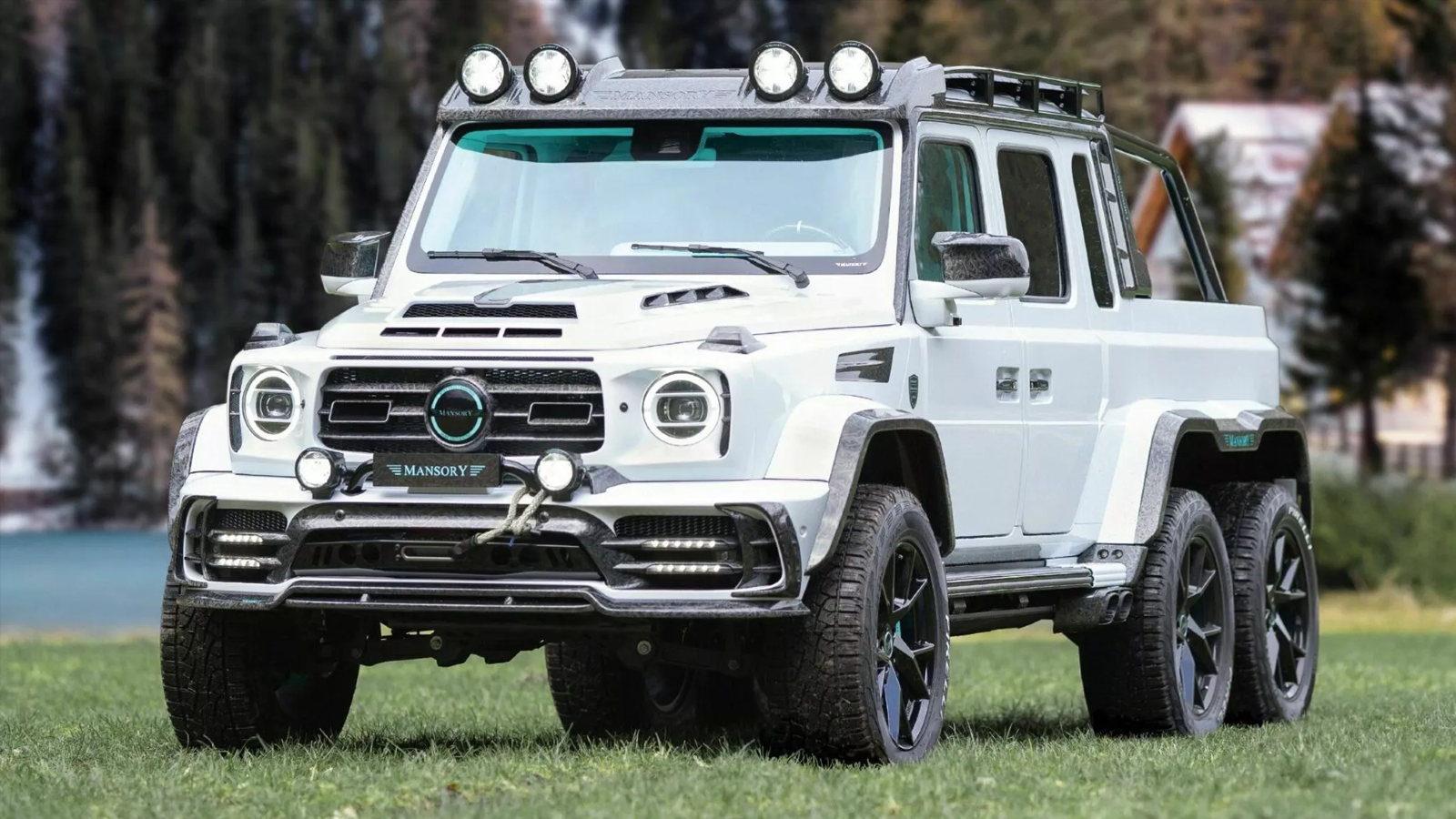 6x6 Mercedes G Wagen Gets Even More Excessive Courtesy of Mansory | Mbworld
