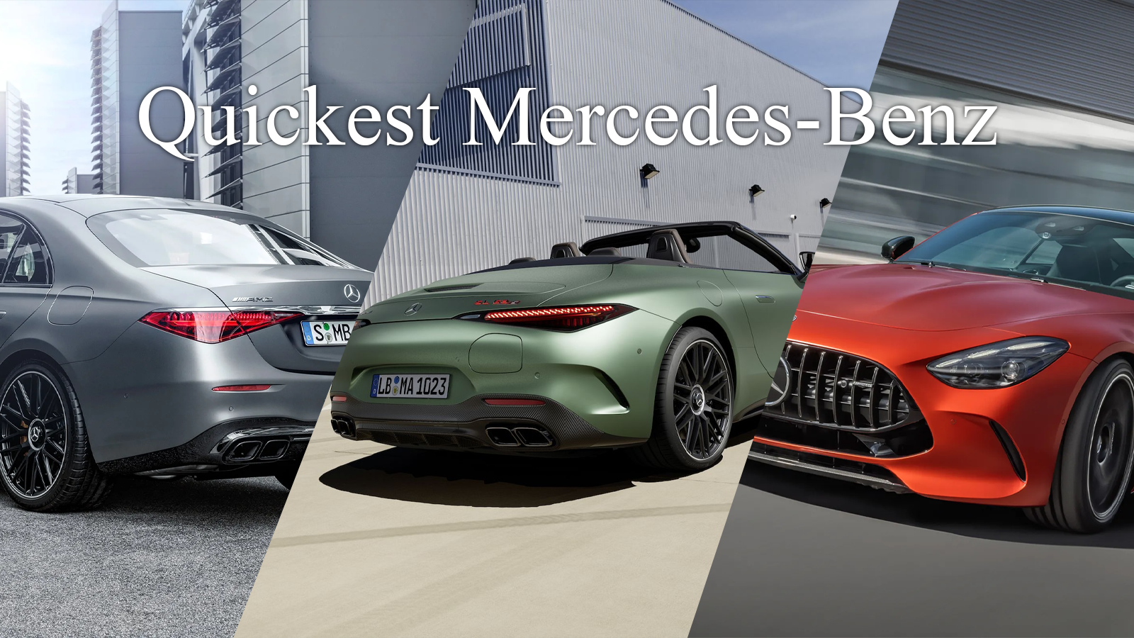 6 Fastest Cars in the Current Mercedes-Benz Lineup | Mbworld