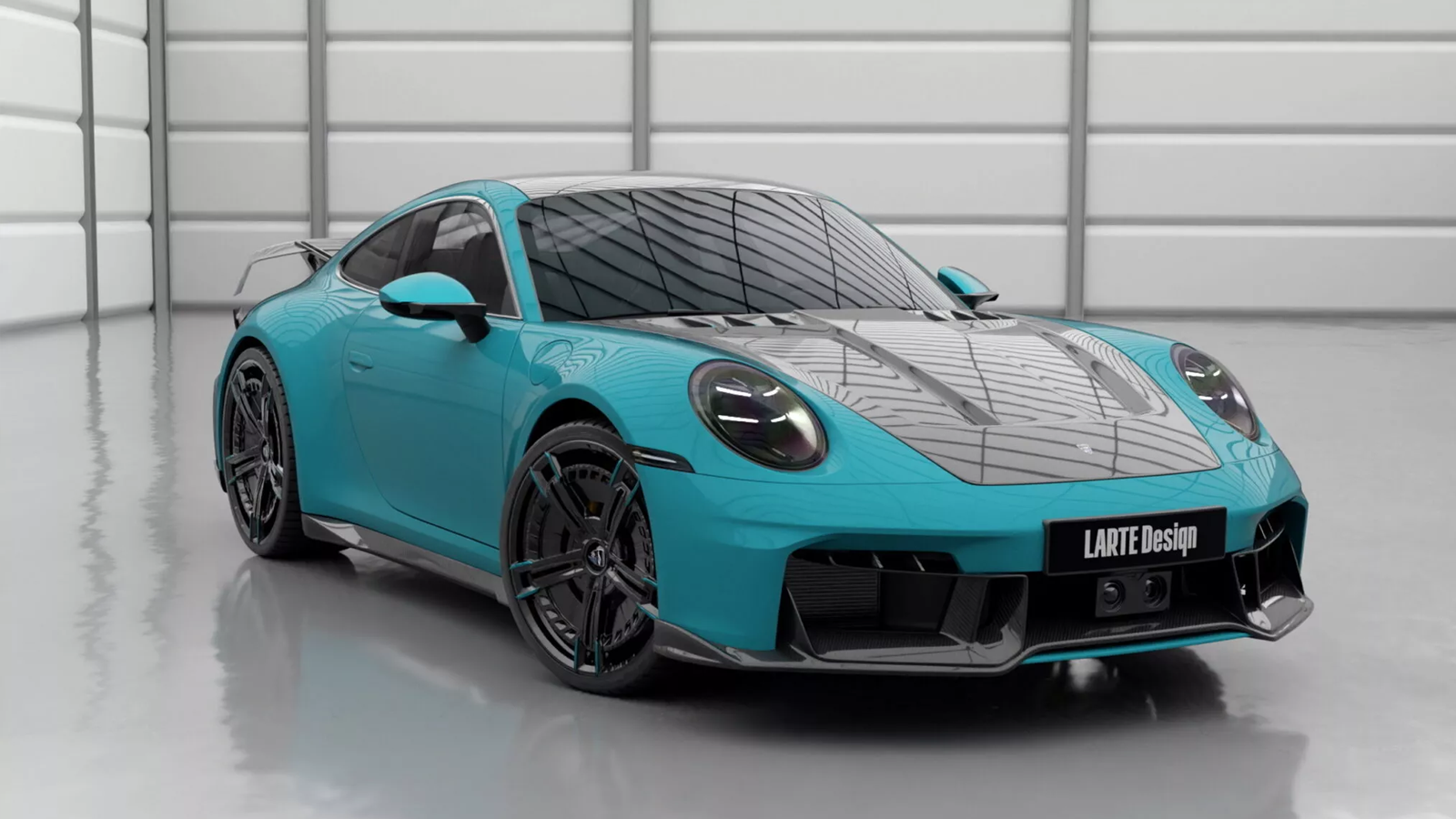 Custom 992 Porsche 911 Body Kit Design Adds Eyelashes to the Taillights ...