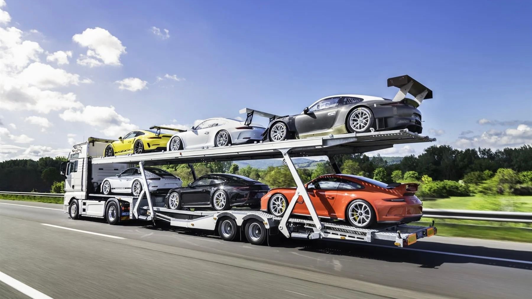 You Can Buy This Entire Trailer Full of Porsche 911 GT3 Models | Rennlist