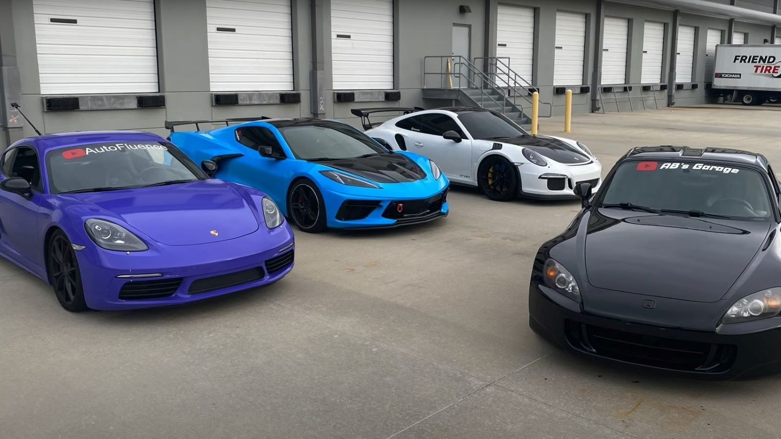 S2000 Takes On C8, 911 GT3 RS, Cayman S at Autocross Event | S2ki