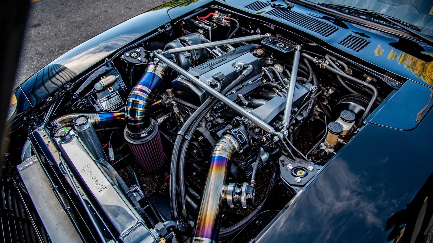 Vintage Datsun 260Z Packs F20C Power Underhood | S2ki