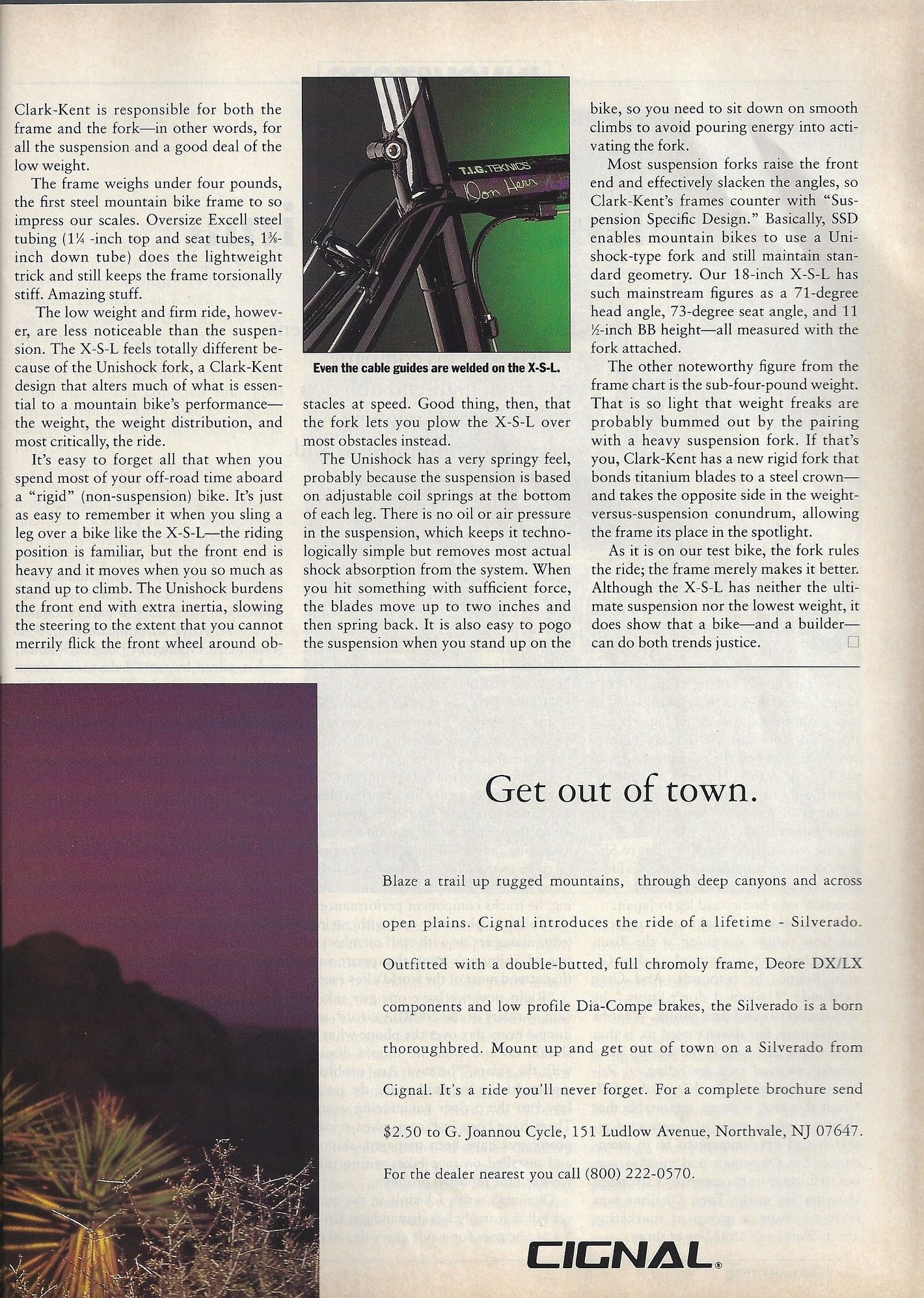Bike Forums - Road Test/Bike Review (1992) Mountain Bike Design ...