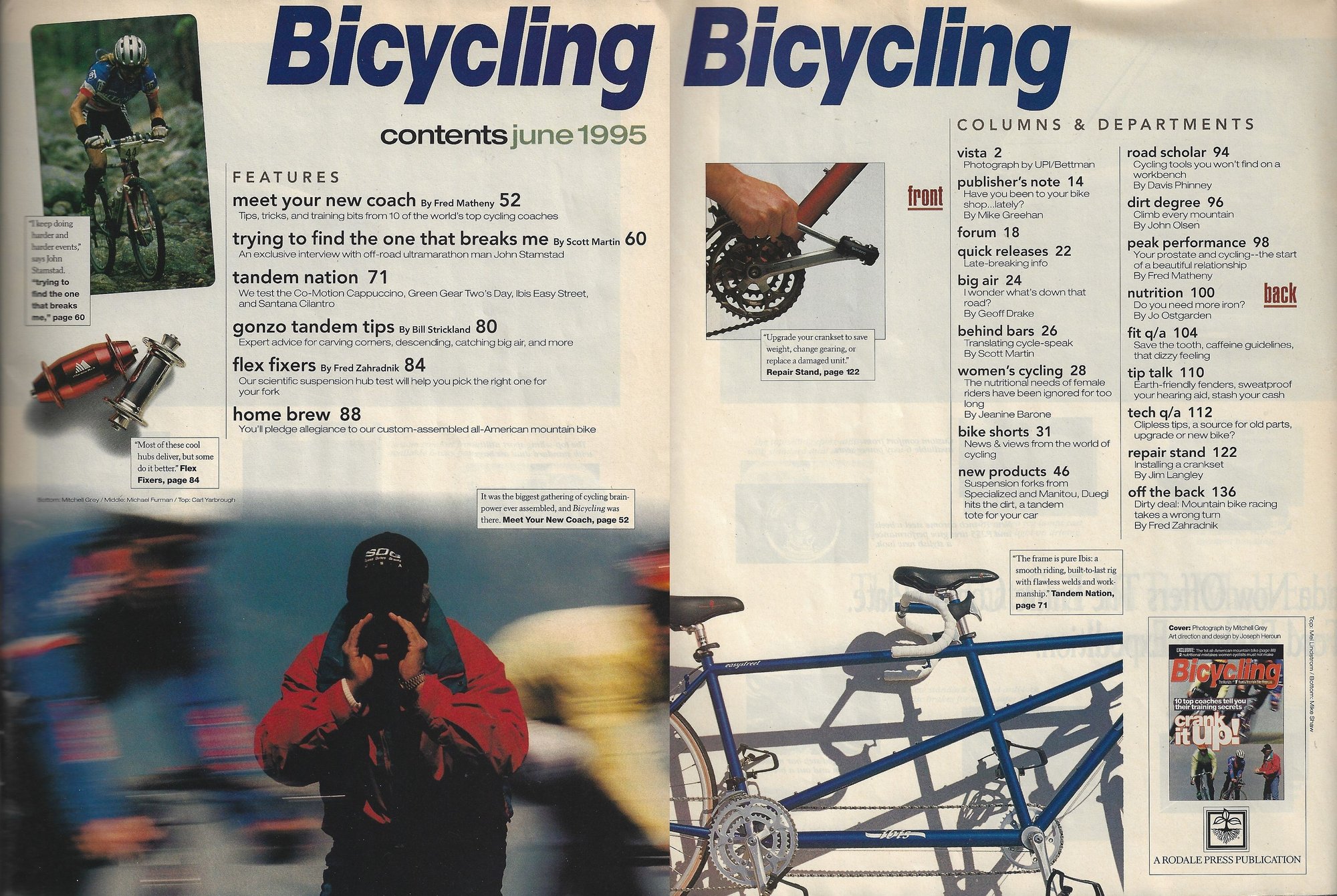Bike Forums - 30 Years Ago: June 1995 in Bicycling magazine