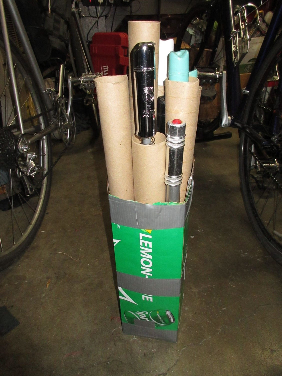 Bike Forums - Unruly frame pumps, how do you store them?