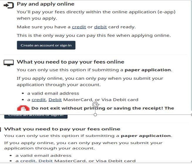 HOW do I attach receipt for Proof of payment for IRCC application ...