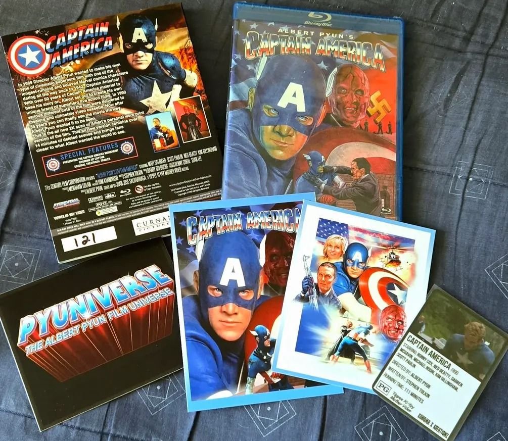 Captain America 1990 Albert Pyun New Director Cut Blu Ray Limited ...