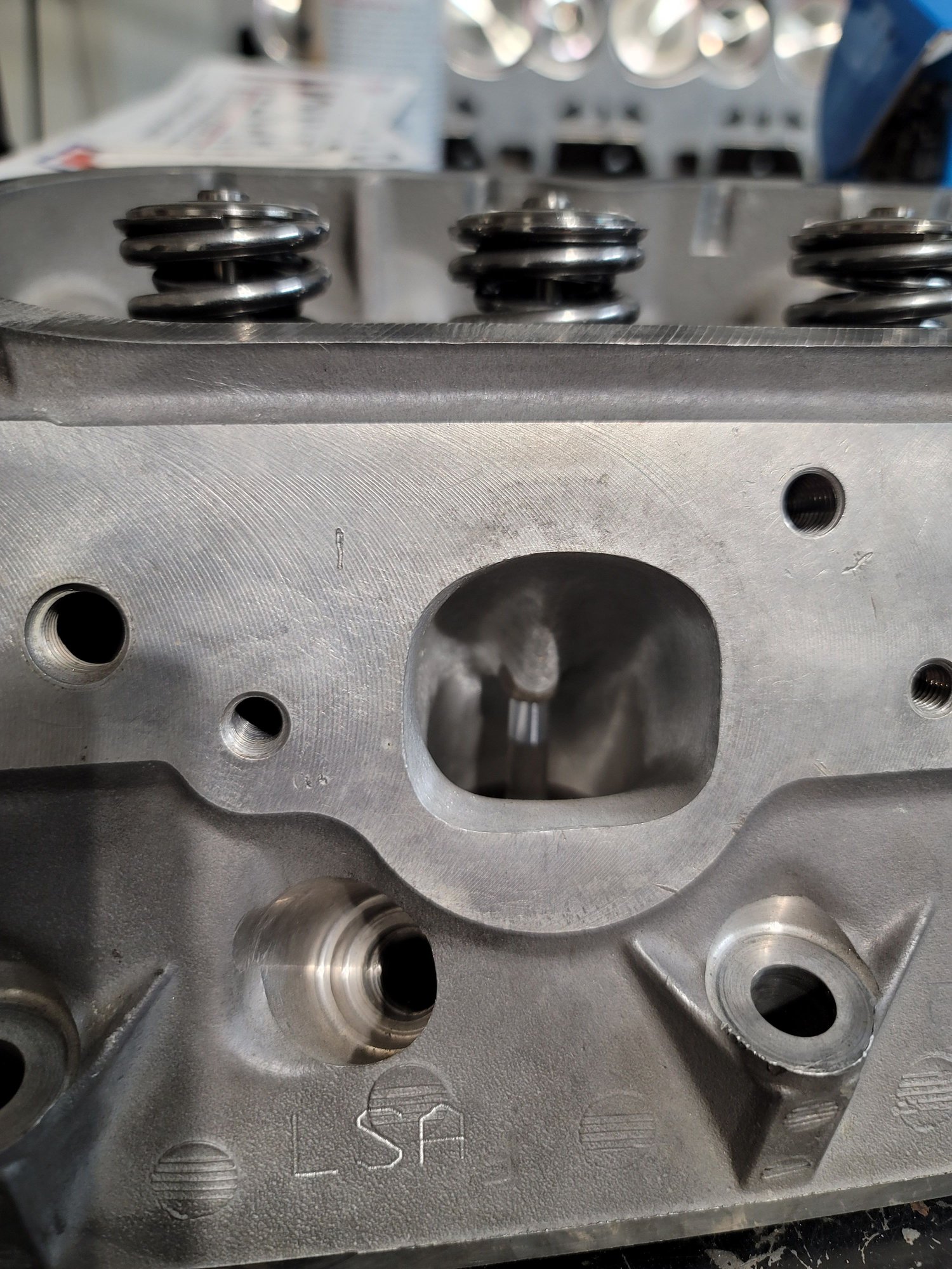 Ported LSA heads Ported Vic Jr w elbow - LS1TECH - Camaro and Firebird ...