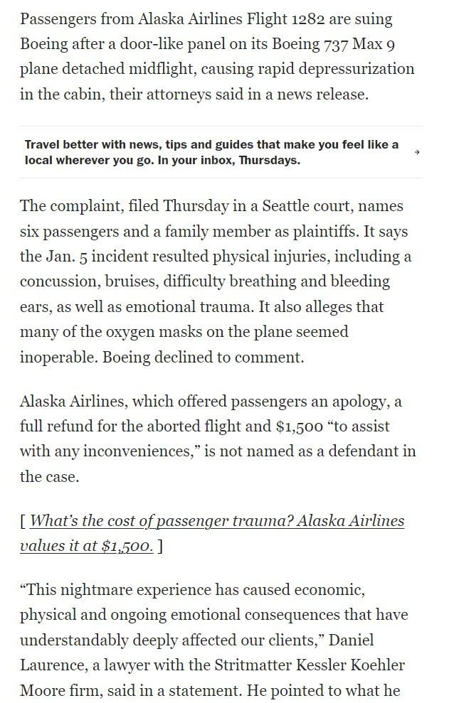 Alaska Airlines 737-900 MAX loses a door in-flight out of PDX - Page 42 ...