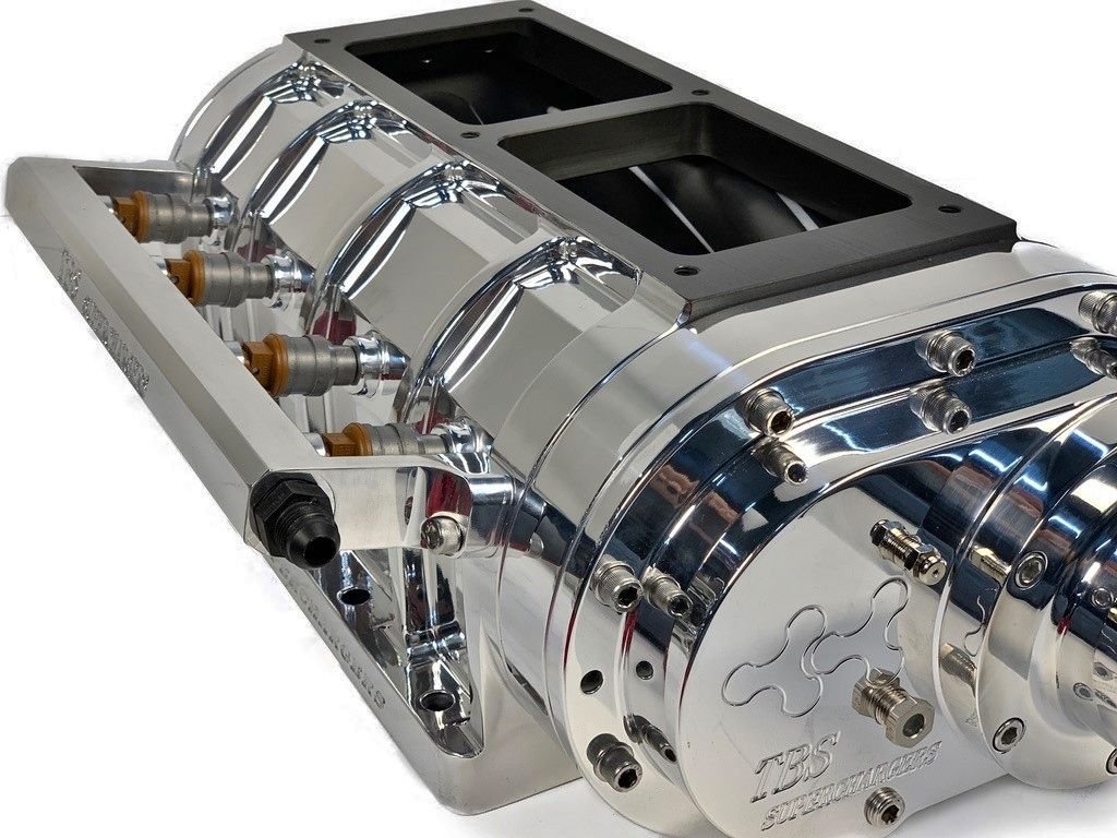 EFI Fuel Rail Blower TBS- Billet Fuel direct into Blower for Sale in ...