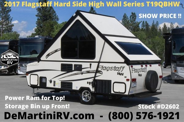 2017 Flagstaff Hard Side High Wall T19QBHW Camping Trailer!! for Sale ...