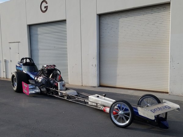 Front engine dragster rolling chassis carbon brakes and body for Sale ...