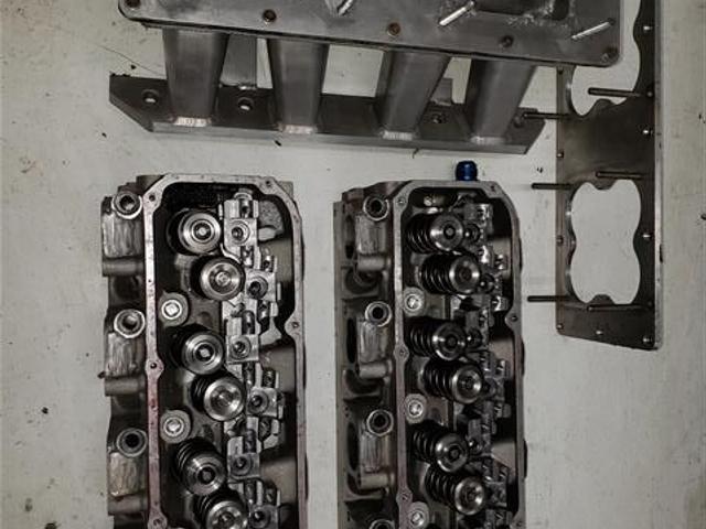 C3 Yates Ford SBF SVO heads w/valves rocker stands and sheet for Sale ...
