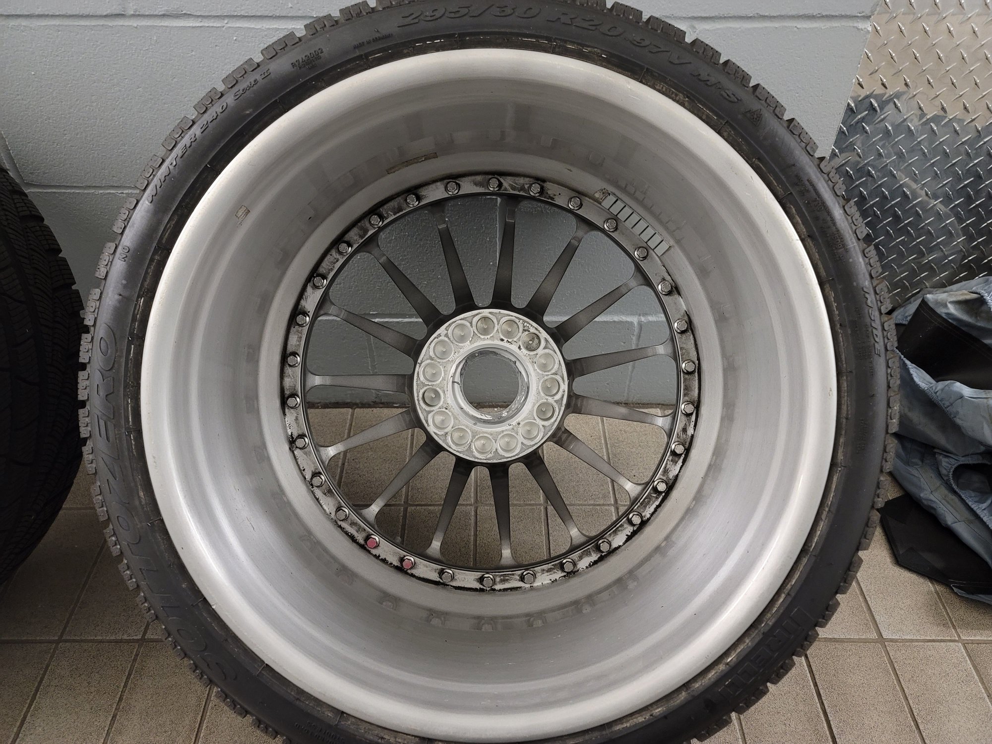 HRE RS103 Center Lock 20" Wheels and Snow Tires 991TT & 991 GT3 ...
