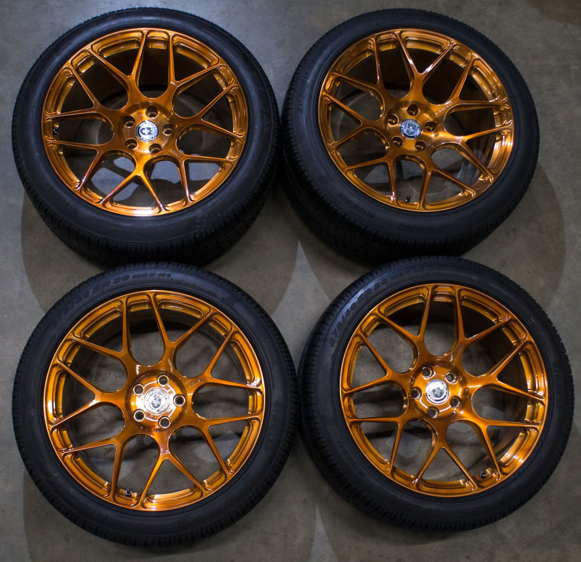 F/S: - 20" HRE Wheels Dodge Challenger Fitment Copper Penny Finish ...