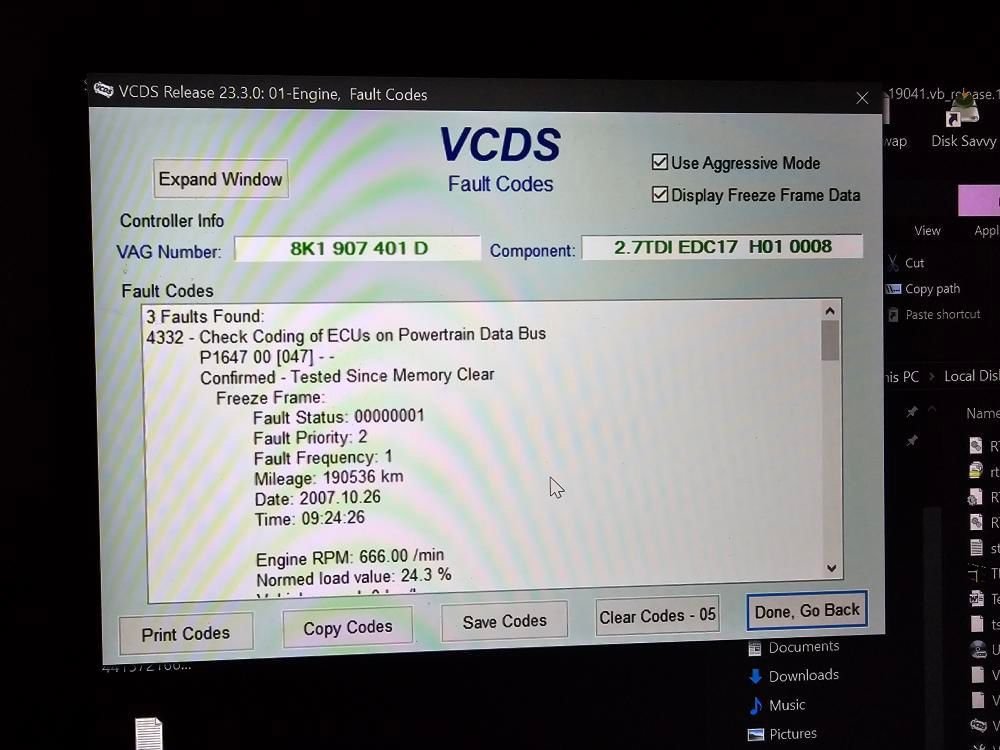 Audi A5 2.7 tdi , 4332 - Check Coding of ECUs on Powertrain Data Bus ...