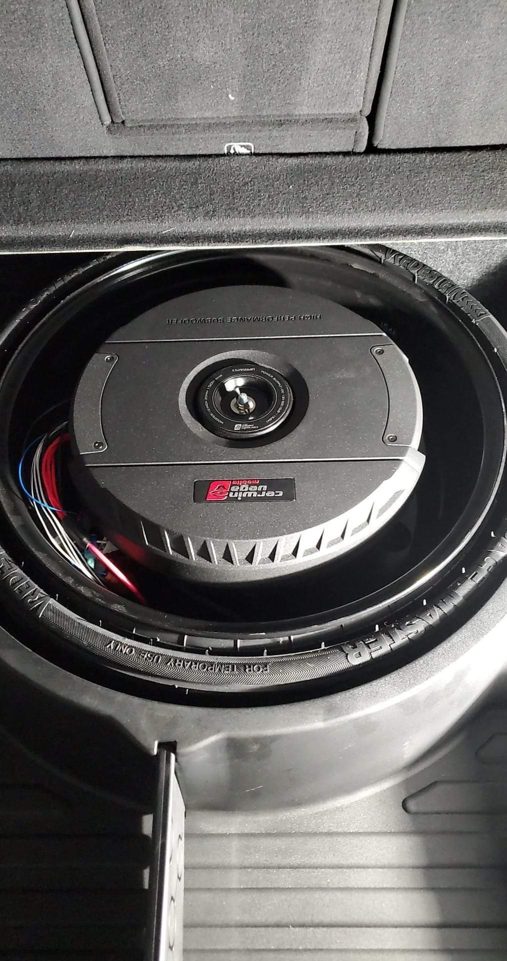 Q5 Spare tire Subwoofer suggestions - AudiWorld Forums
