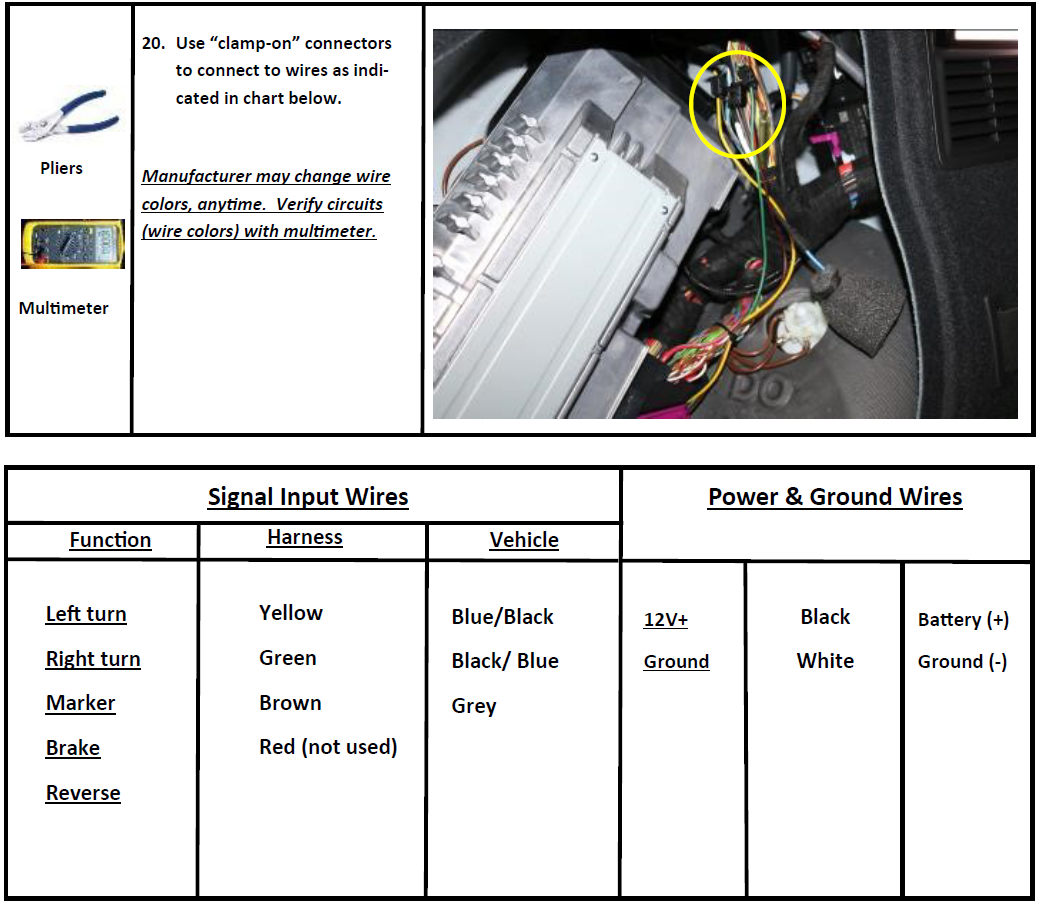 Need Help With Wiring a Trailer Harness to My Q5 - AudiWorld Forums