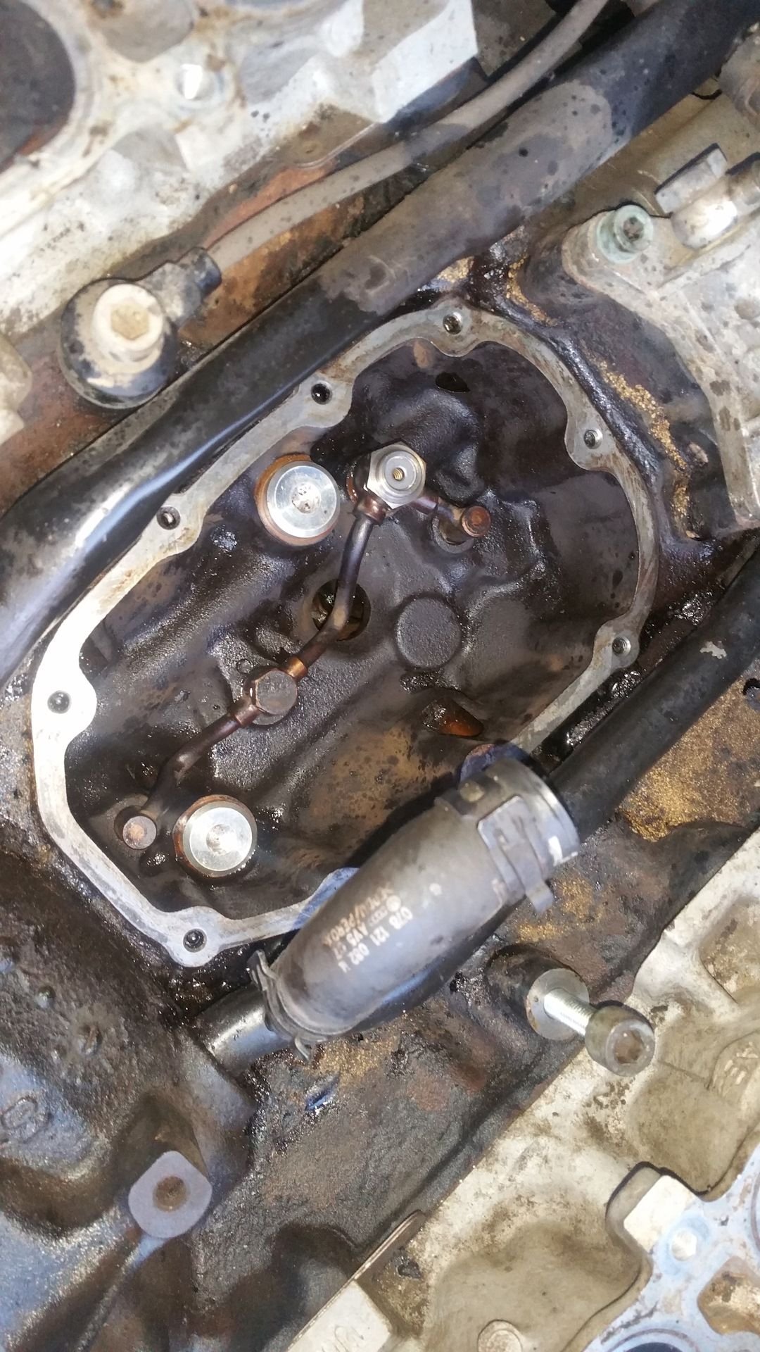 Oil spray jet plug - AudiWorld Forums