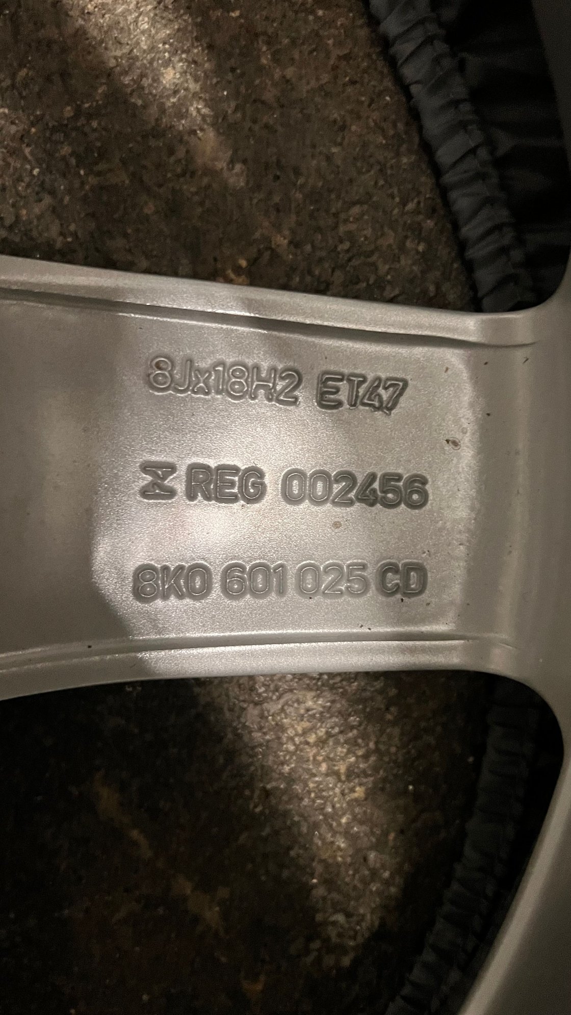 NEW!! never been used 18” Audi OEM Wheel and Dunlop Winter Tire Package ...