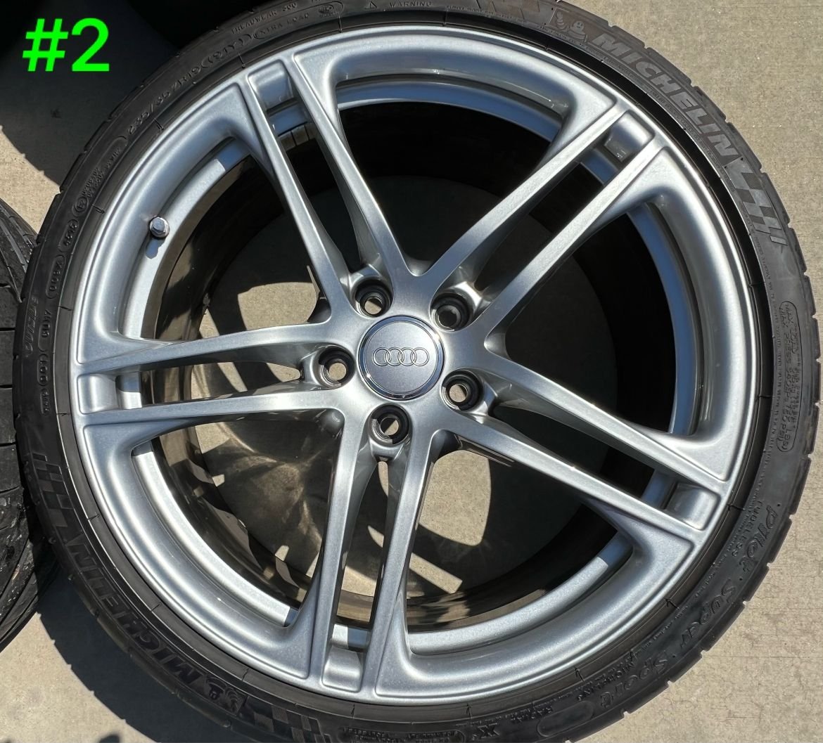 OEM 2012 Audi R8 GT Wheels & Michelin PSSs! Factory Forged ...