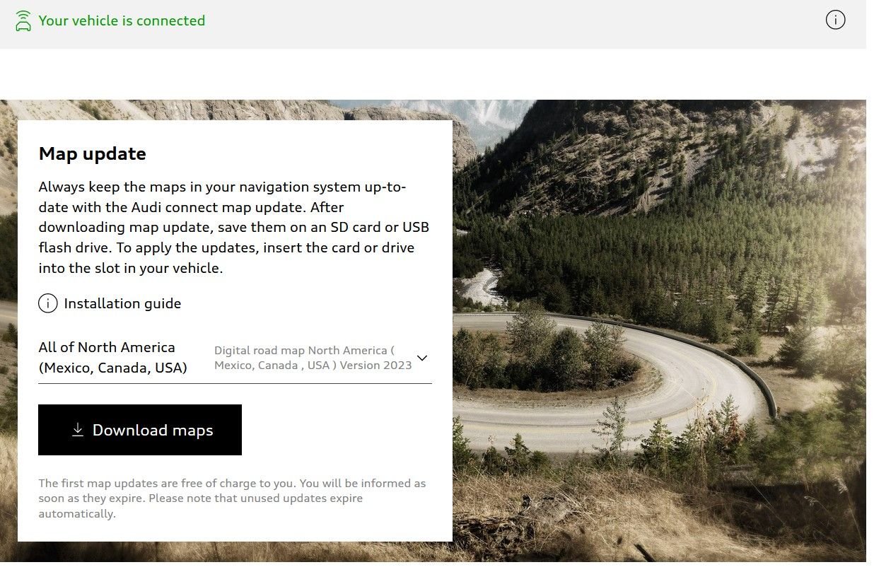 map update on etron - AudiWorld Forums